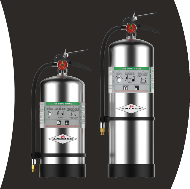 Wet Chemical Fire Extinguishers + Testing, Portable and Commercial